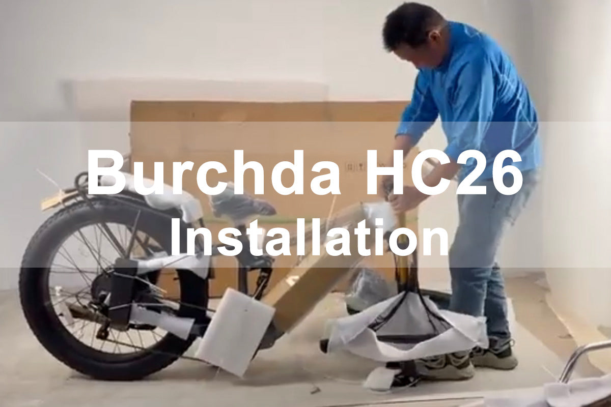 Burchda HC26 E-Bike installation – BURCHDA EU Factory Store